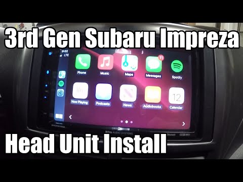 2008-2011 3rd Gen Subaru Impreza - Head Unit Install