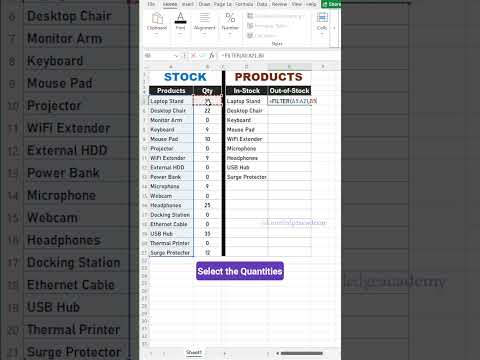 Automatic Inventory Management In Excel | Excel Tips | Excel Tutorial