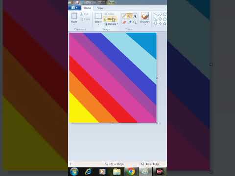 Instagram Logo drawing shorts || Instagram Logo drawing in MS paint || MS Paint shorts