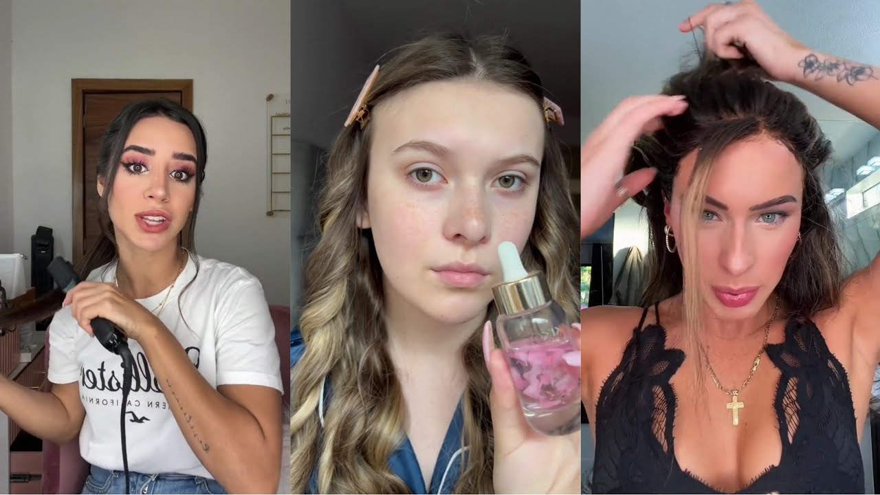 GRWM Tiktok Compilation #4
