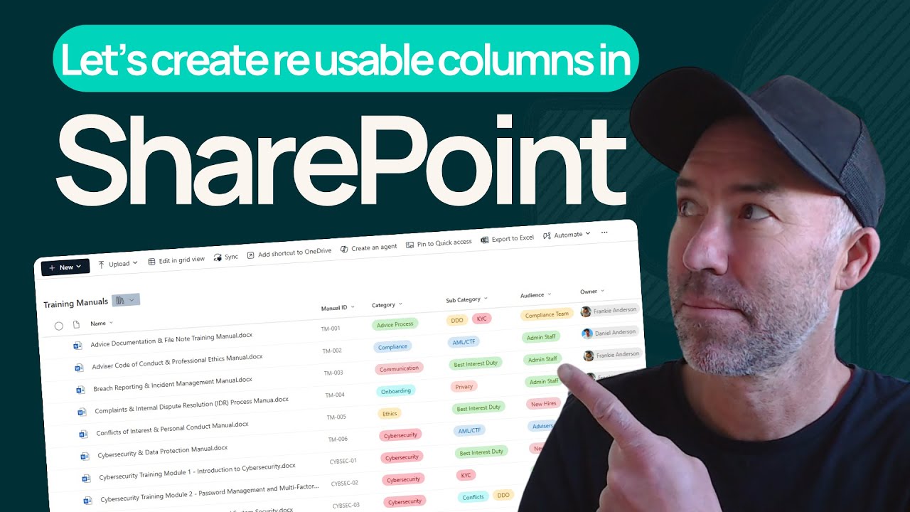 SharePoint: Create Reusable Columns Across Any Site