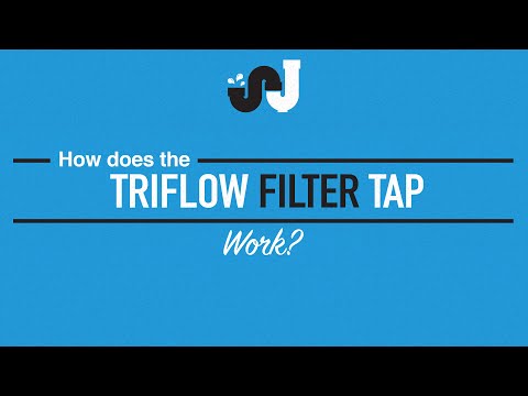 What is a three way tap or tri flow filter tap and how does it work
