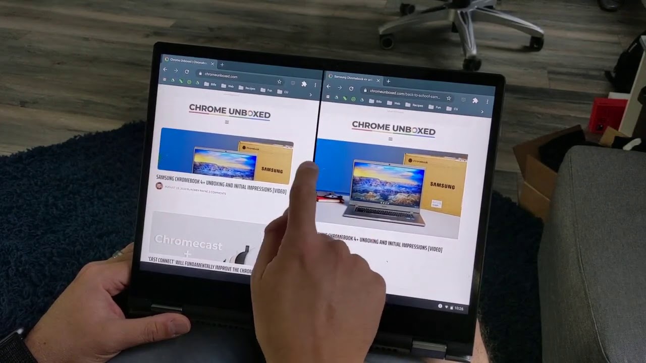 This handy trick helps you multitask better on a Chromebook in tablet mode