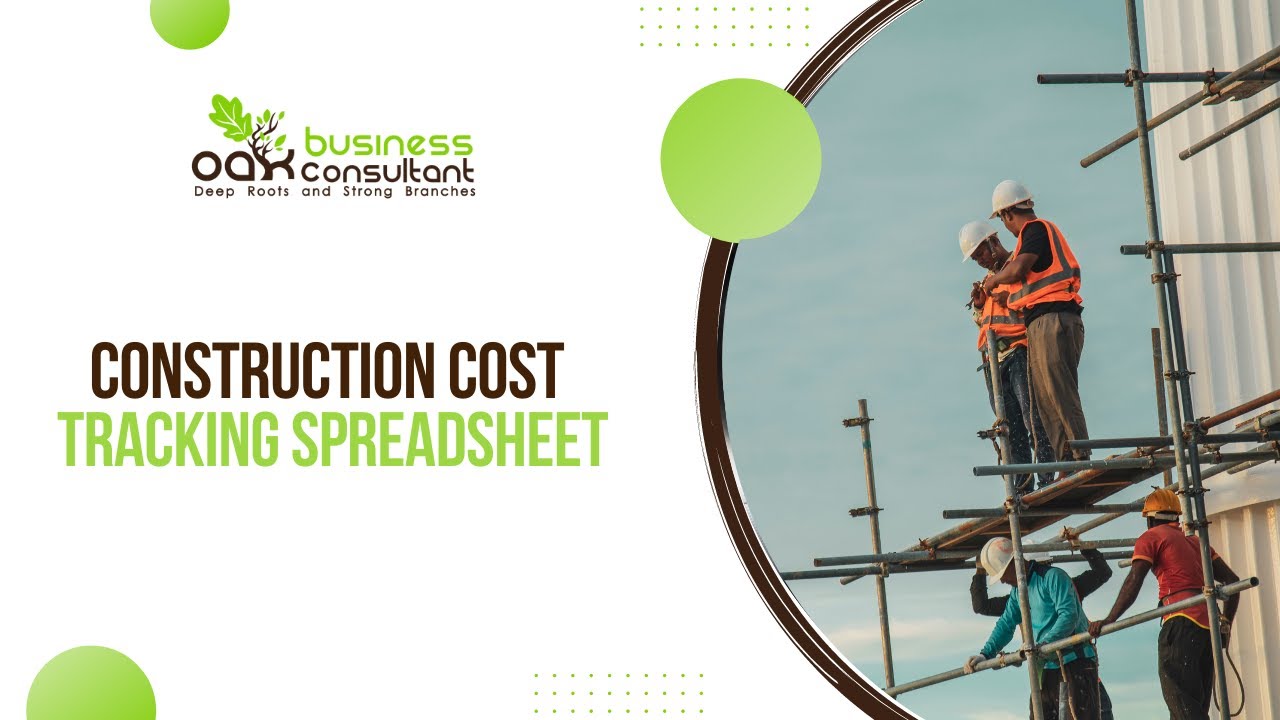 Construction Cost Tracking Spreadsheet