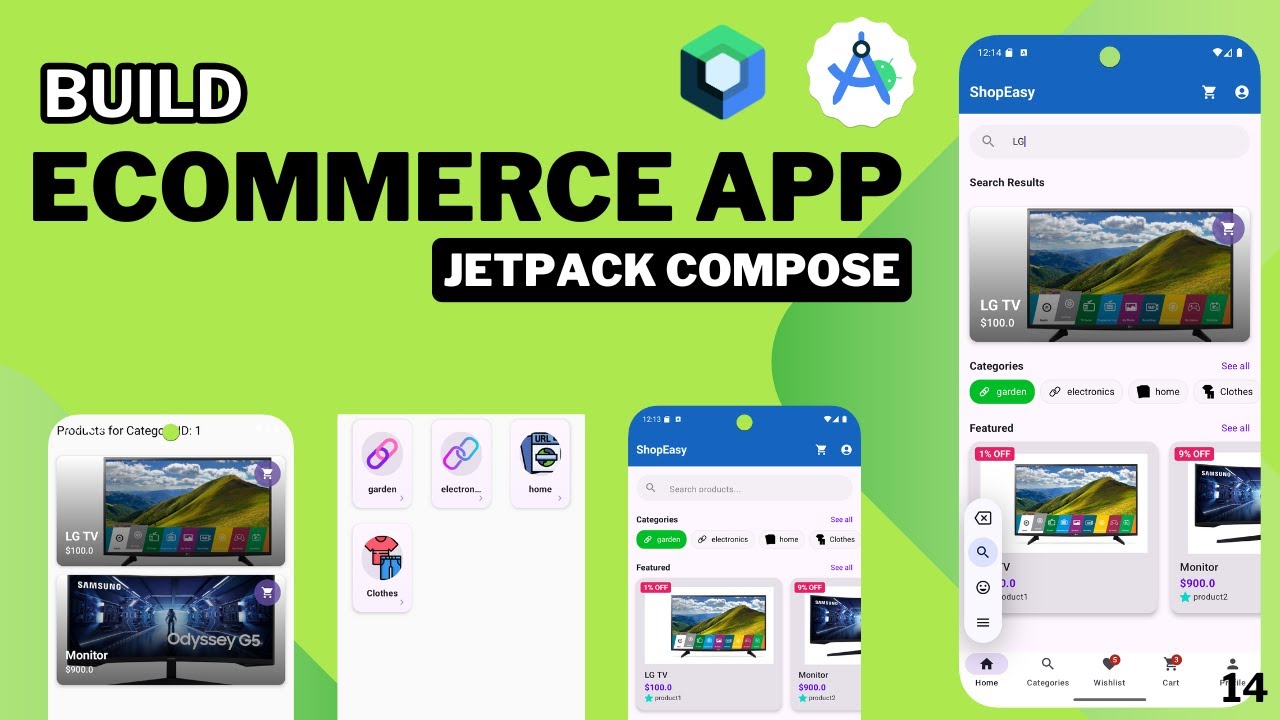 Ecommerce App -- Build Shopping App with Jetpack Compose #android #jetpack #compose