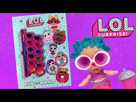 LOL Surprise Dolls coloring activity book – colouring for kids ‘run the ...