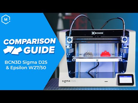 Comparison Guide: BCN3D 3D Printers