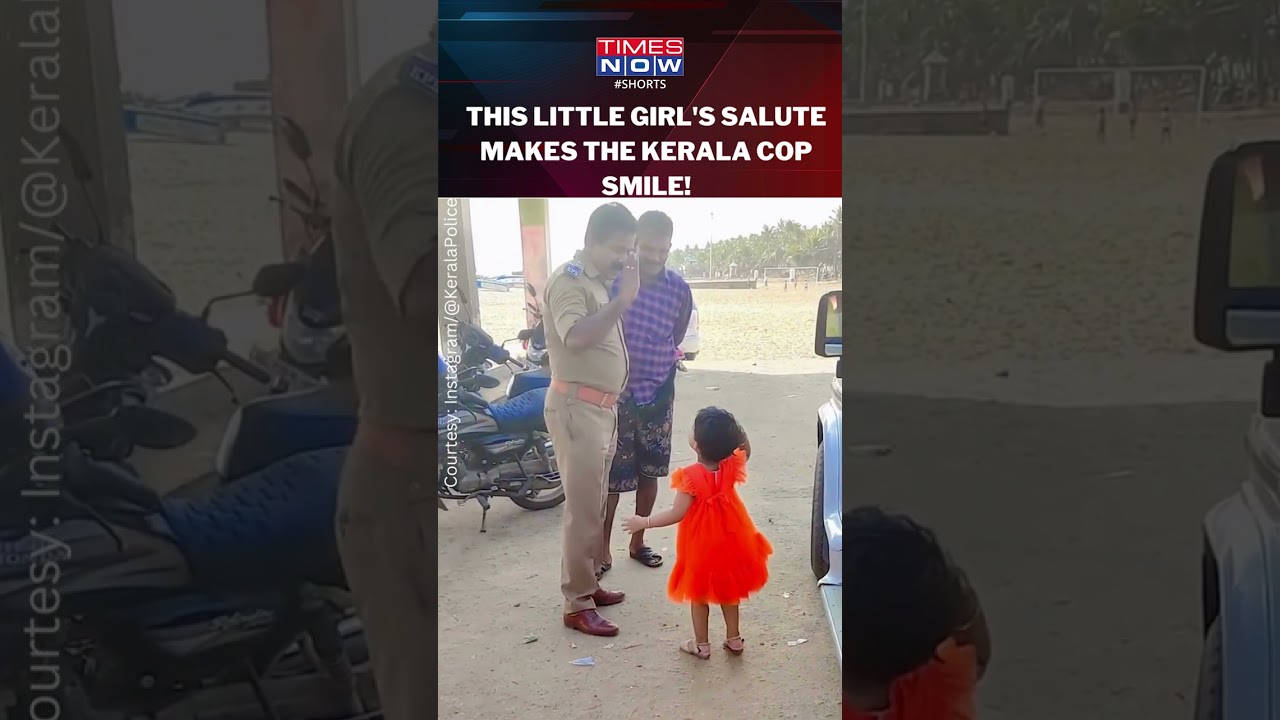 VIRAL! Cute Video Of A Little Girl Greeting An Officer Takes The Internet By Storm #shorts