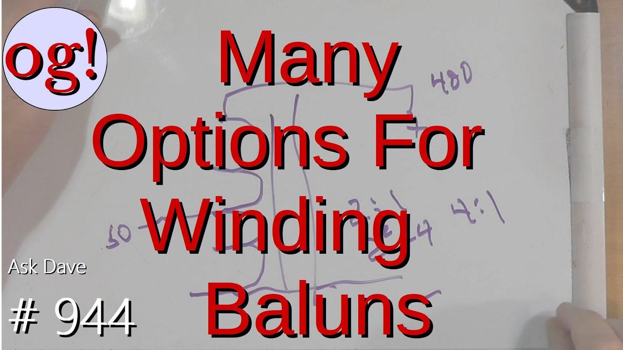 Many Options For Winding Baluns (#944)