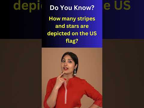 How many stripes and stars are depicted on the US flag? | General Knowledge for You | GK Quiz | GK