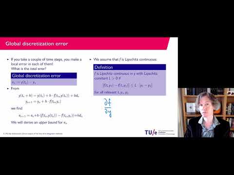 8-1 Error analysis of the basic time integration methods