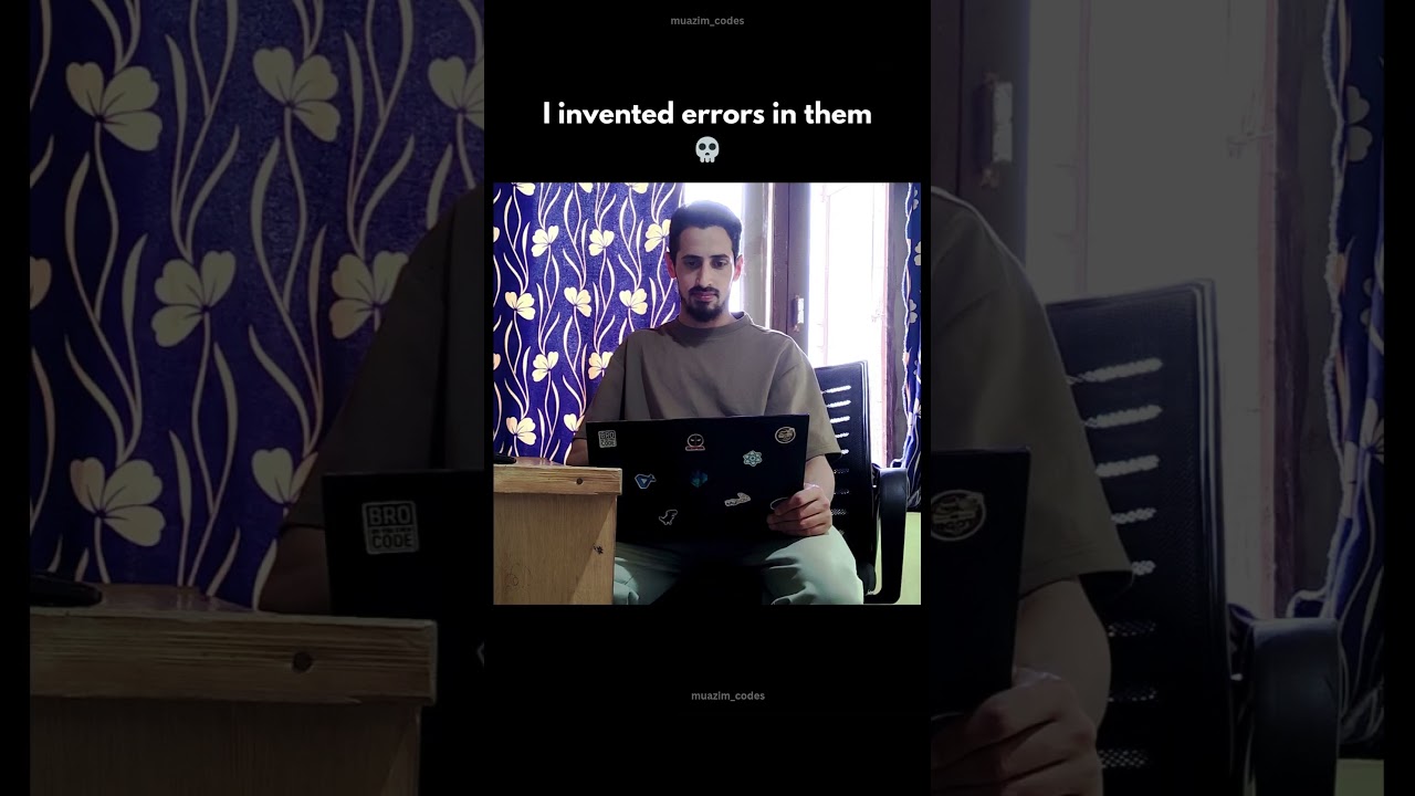 Create Error is an Art 🧑‍💻 #shorts #coding #programming #developer #meme