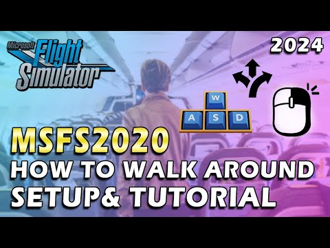 MICROSOFT FLIGHT SIMULATOR 2020 HOW TO WALK AROUND / SETUP & TUTORIAL ...