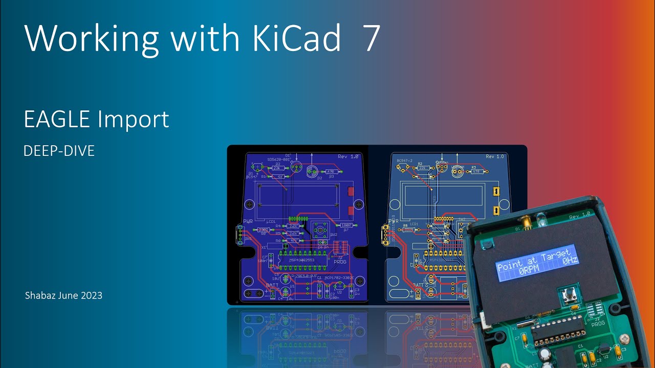 Working with KiCad 7: Importing EAGLE files - element14 Community