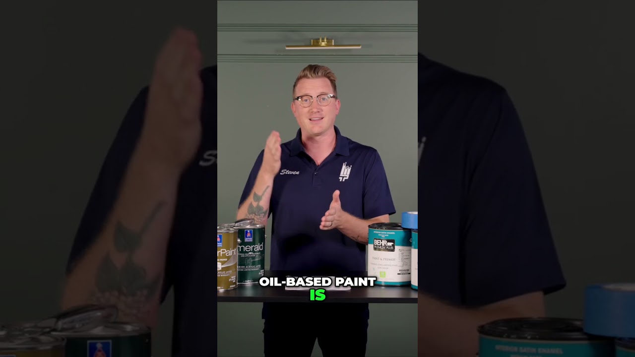 What's the difference between oil-based and water-based paint?