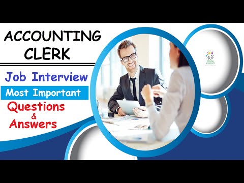 Accounting Clerk Interview Questions and Answers