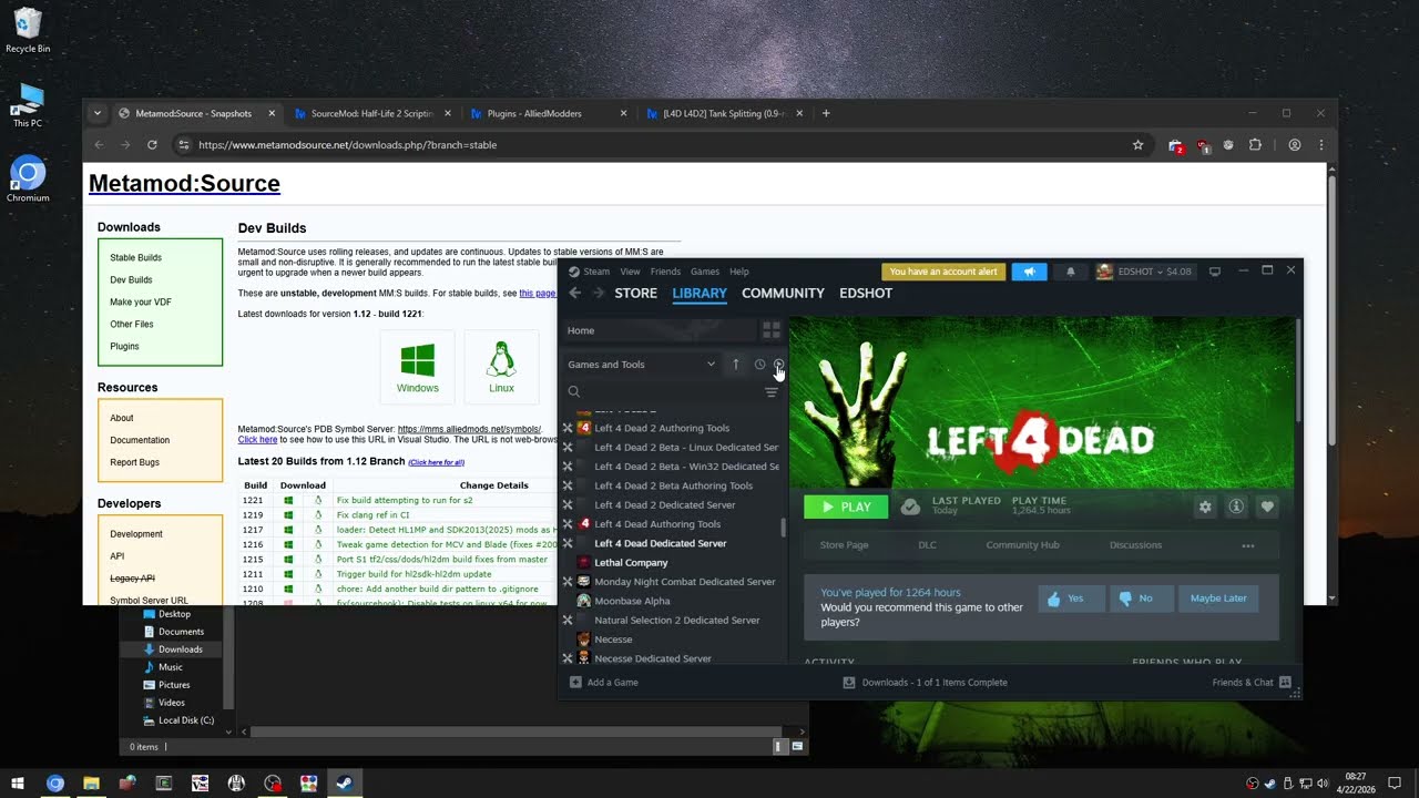 Left 4 Dead SourceMod Install