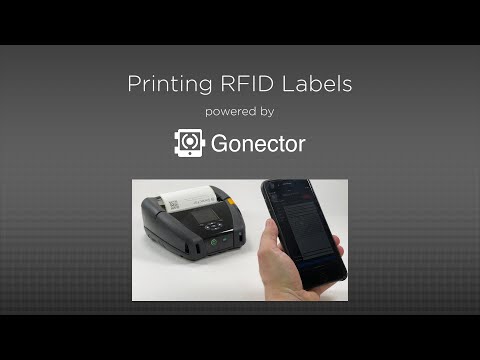 Gonector Helps FileMaker on iPhone or iPad Print RFID Labels Directly via Bluetooth