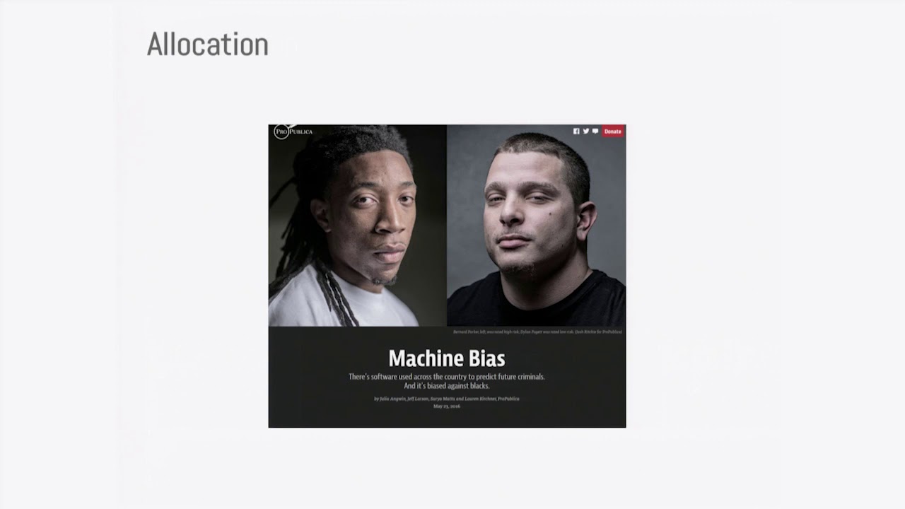 Machine Learning and Fairness Webinar