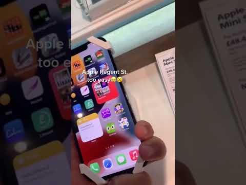 the iphones stolen from the regent street apple store UK #fyp