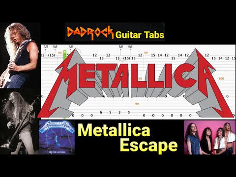 Escape - Metallica - Guitar + Bass TABS Lesson
