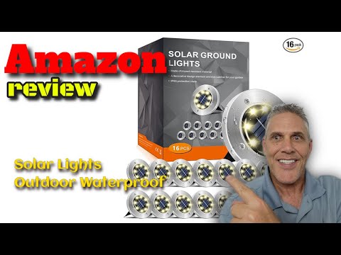 #Review Solar Lights Outdoor Waterproof,16 Pack