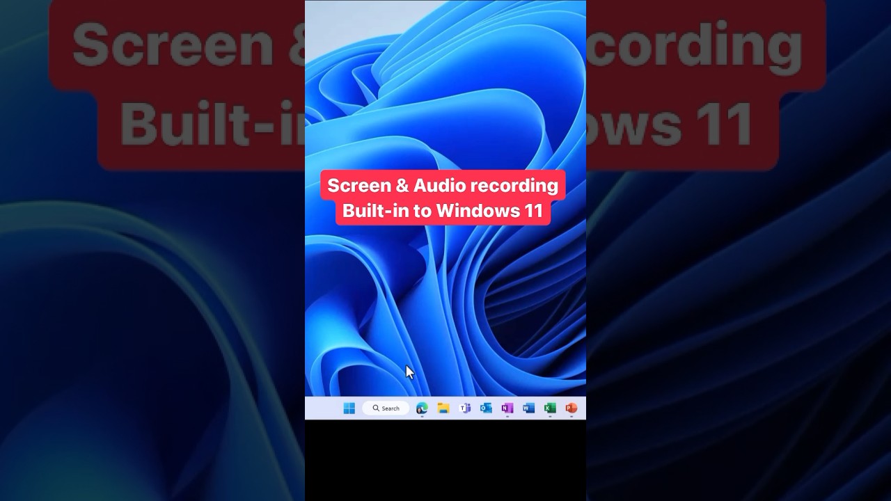 Guide: Screen Recording with Audio in Windows 11