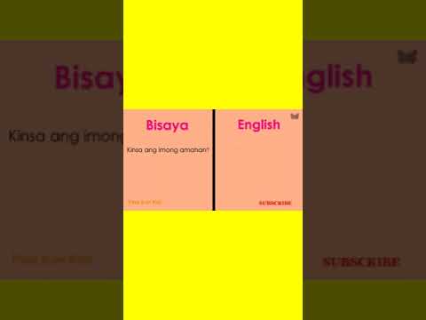 2 in 1 translations ( Bisaya & English) #shorts | Part 4