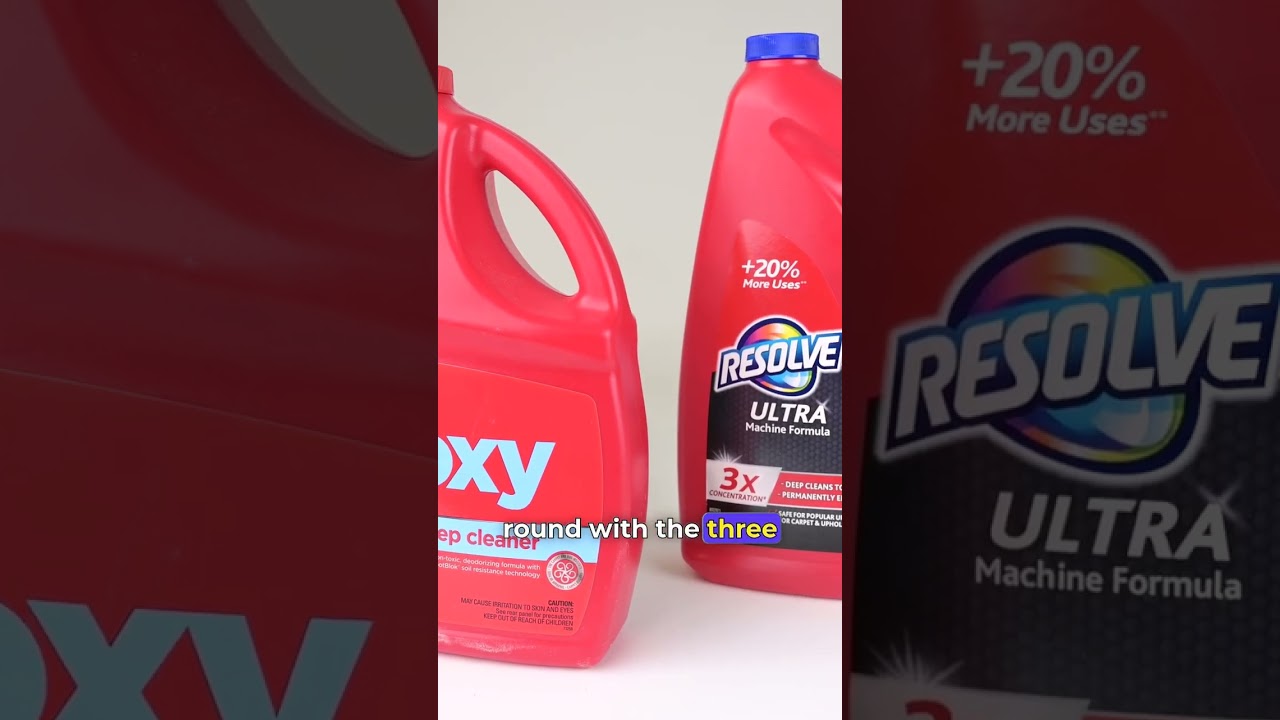 Which carpet shampoo actually works best? 🧪
