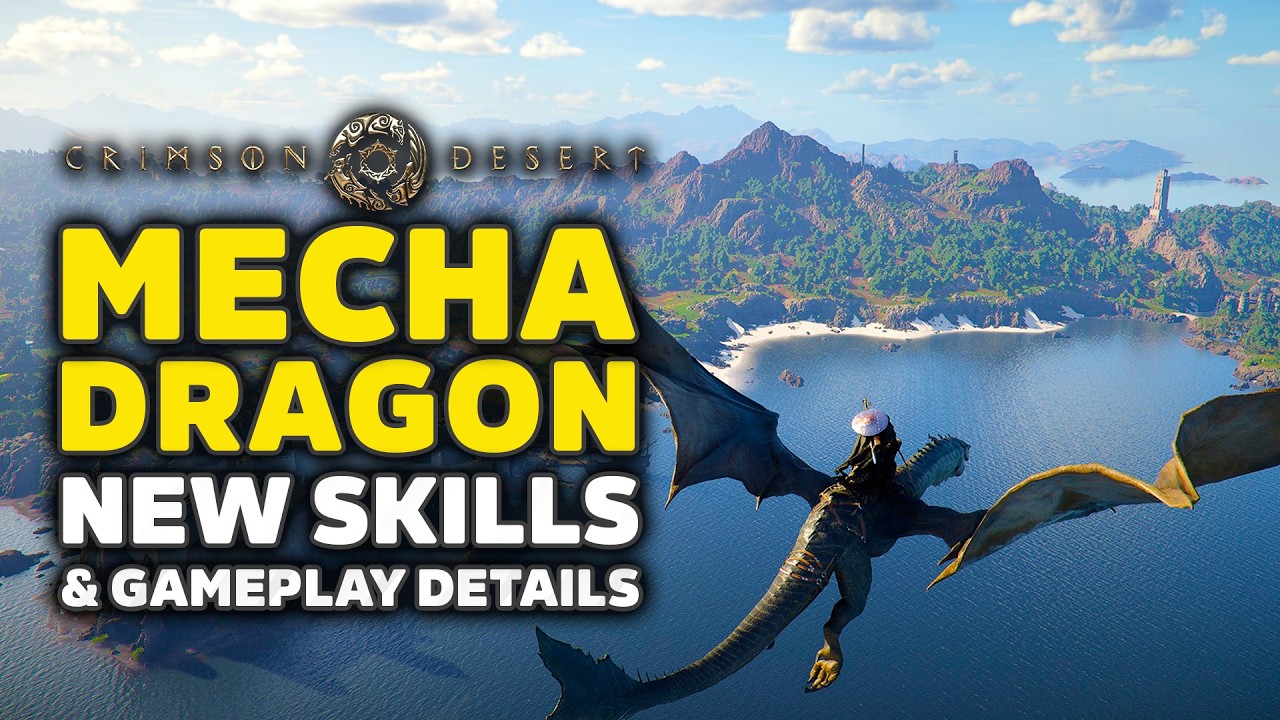 Crimson Desert Gameplay – Mecha Dragons, Abyss Islands & New Combat Skills