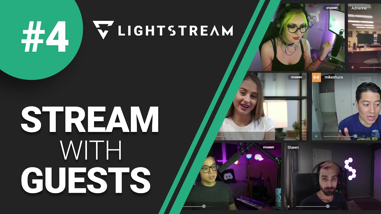 Live Stream with Friends and Guests in Real Time in Lightstream Studio