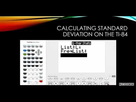TI-84: How to Calculate Mean, Median, and Standard Deviation
