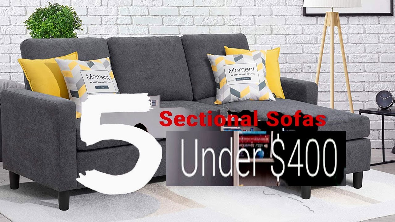 5 Best Sectional Sofas  Under $400