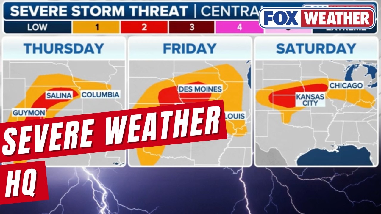 Days Of Severe Weather Expected To Impact Millions, Causing Damaging Winds And Tornadoes