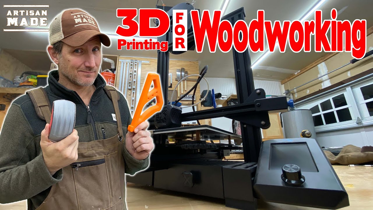 How To Use A 3D Printer In Your Workshop / 3D Printing Tools and Templates / Ender 3 V2 /Woodworking