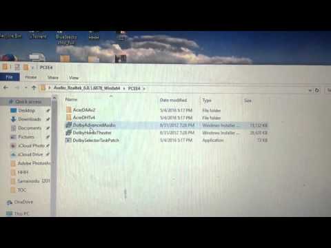 Dolby profile installer | windows 10 | update dolby home theater not working