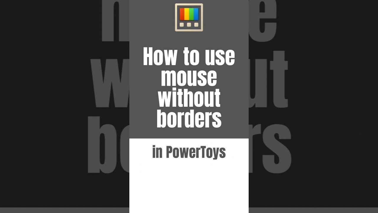 Utilizing Mouse & Keyboard on Multiple Devices with PowerToys