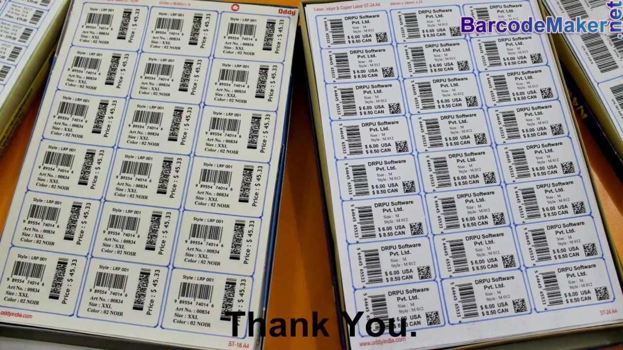 How to use DRPU Barcode Label Maker Software to make printable barcode labels
