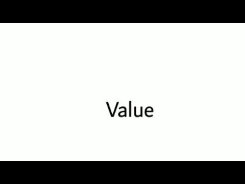Value ( What is mean of Value in Economic) in Urdu /Hindi