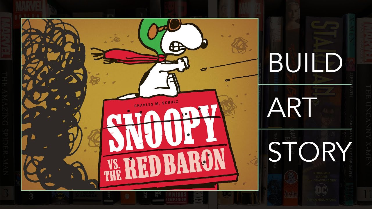 Snoopy vs The Red Baron Hardcover Build + Art + Story