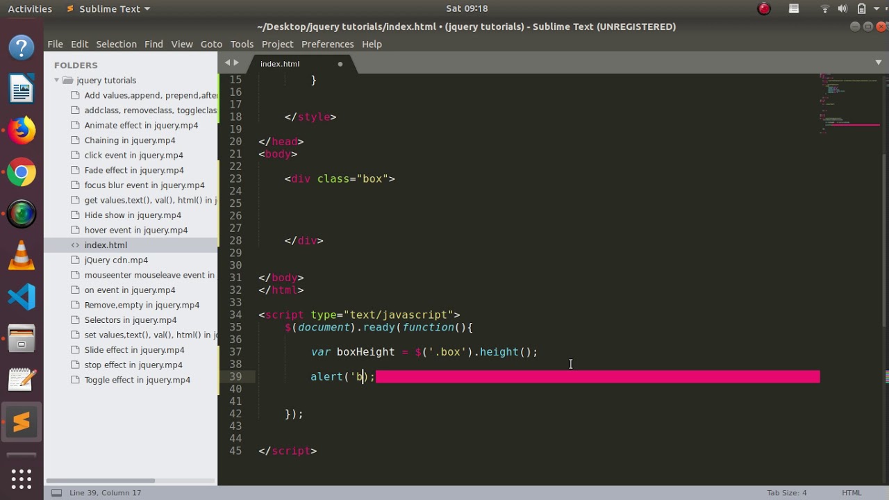 Tutorial 20: Height,width,innerheight,innerwidth,outerheight,outerwidth in jquery | Hindi