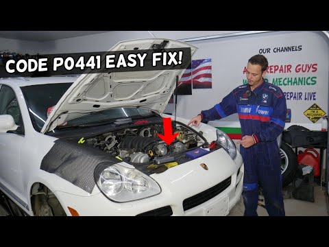 PORSCHE CAYENNE CODE P0441 ENGINE LIGHT ON FIX