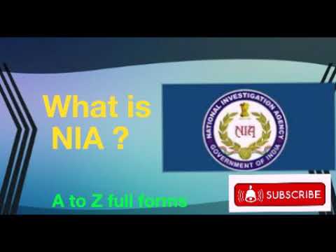 What is the full form of NIA ?