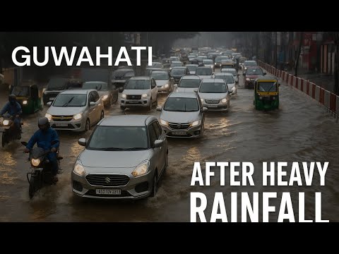 Guwahati Waterlogged After Heavy Rainfall | Traffic Chaos in Assam