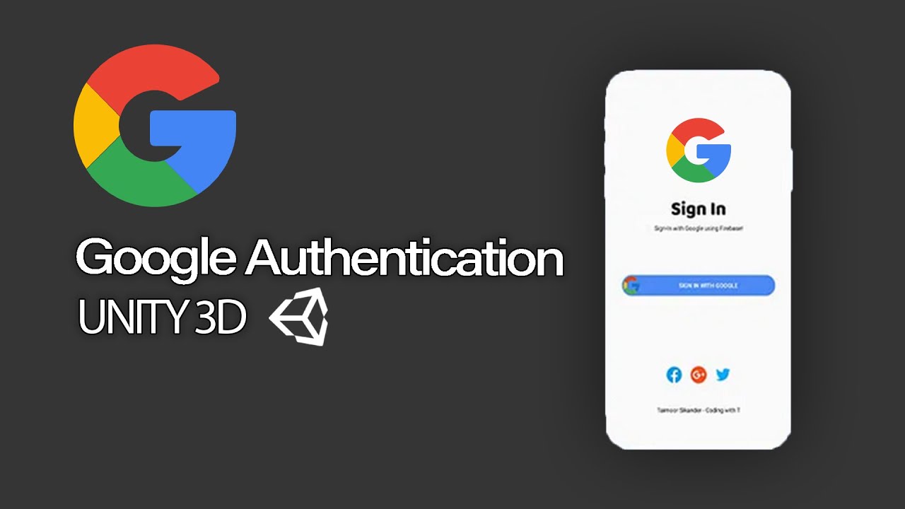 Google Authentication In Unity 3D (Tutorial)