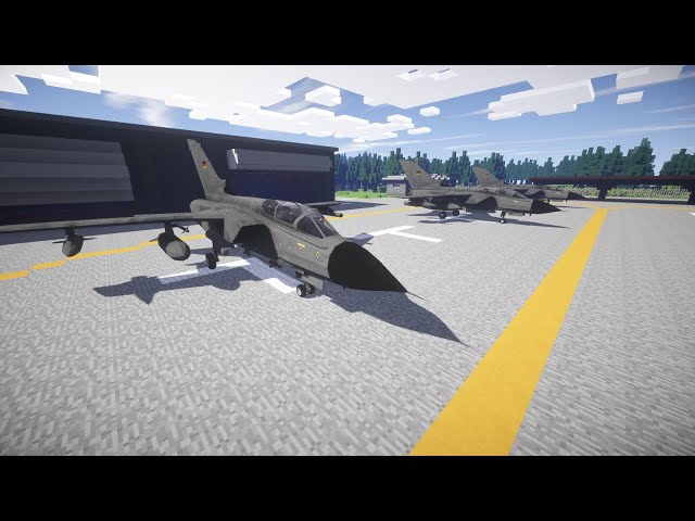Mcheli addon: Panavia Tornado IDS Minecraft Mod
