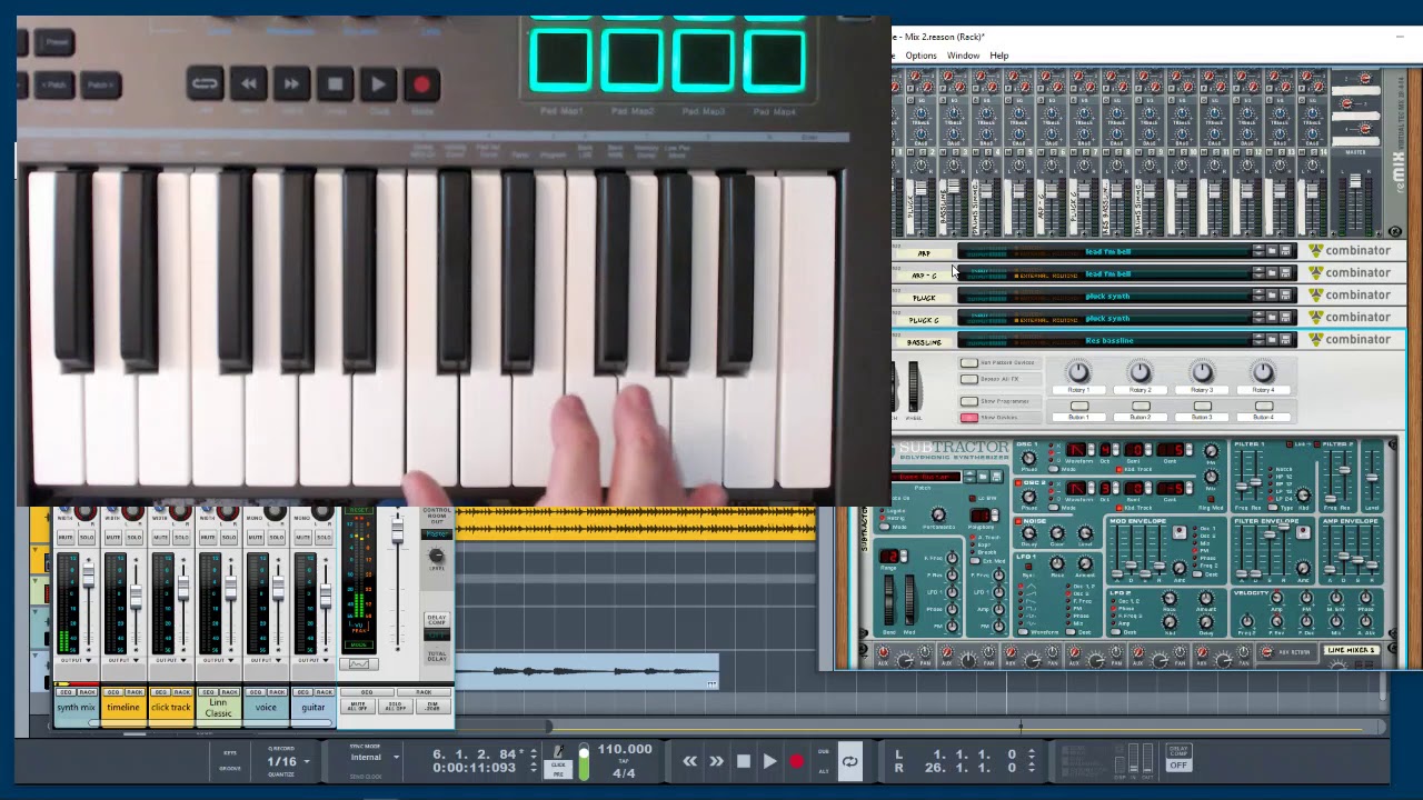 Reason Studios Subtractor Polyphonic Synthesizer