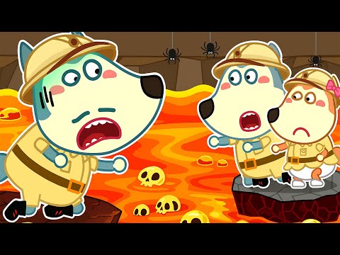 🔥 Lava Trouble! Volcano Escape Adventure! 🧗♂️😱💀- Bearee KID House