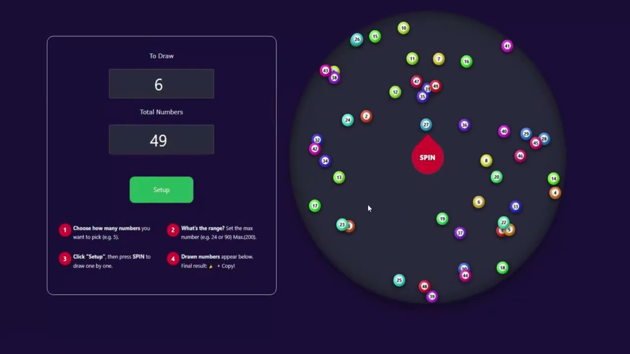 Random Number Generator Tool | Pick Numbers Instantly Online | Free Tool Canada & USA