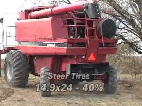 Case IH 2366, Specialty rotor, Chopper,Chaff,Rock trap Combine Sold on ELS!